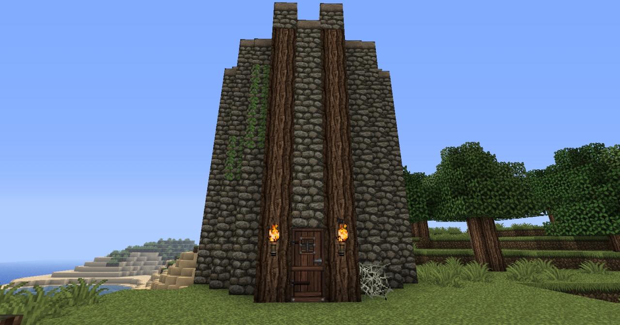 Survival house with secret door! Minecraft Map