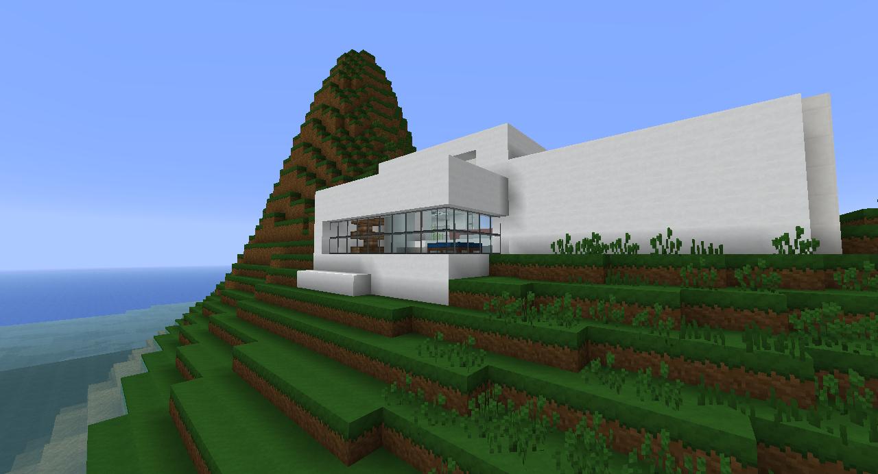 Cliffside - Modern house Minecraft Map