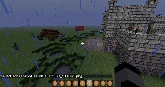 Zombie castle Minecraft Map