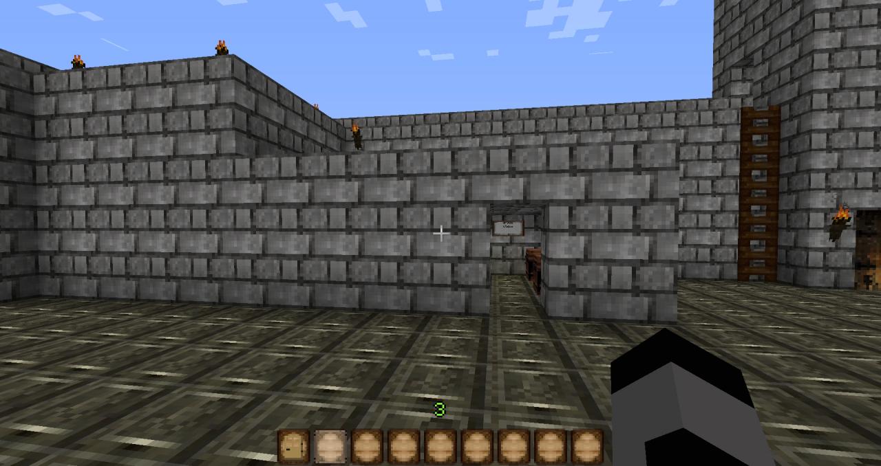 Zombie castle Minecraft Map