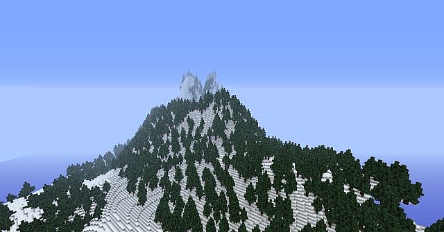 Epic Snow Landscape Minecraft Map