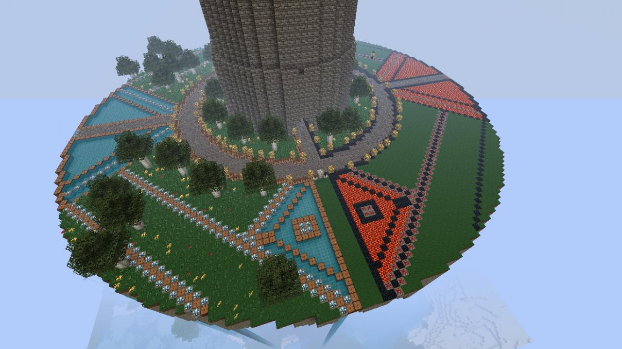 Tower of Conjoined Deities. Minecraft Map
