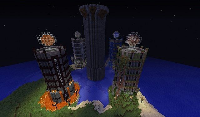 Elemental Towers Minecraft Map