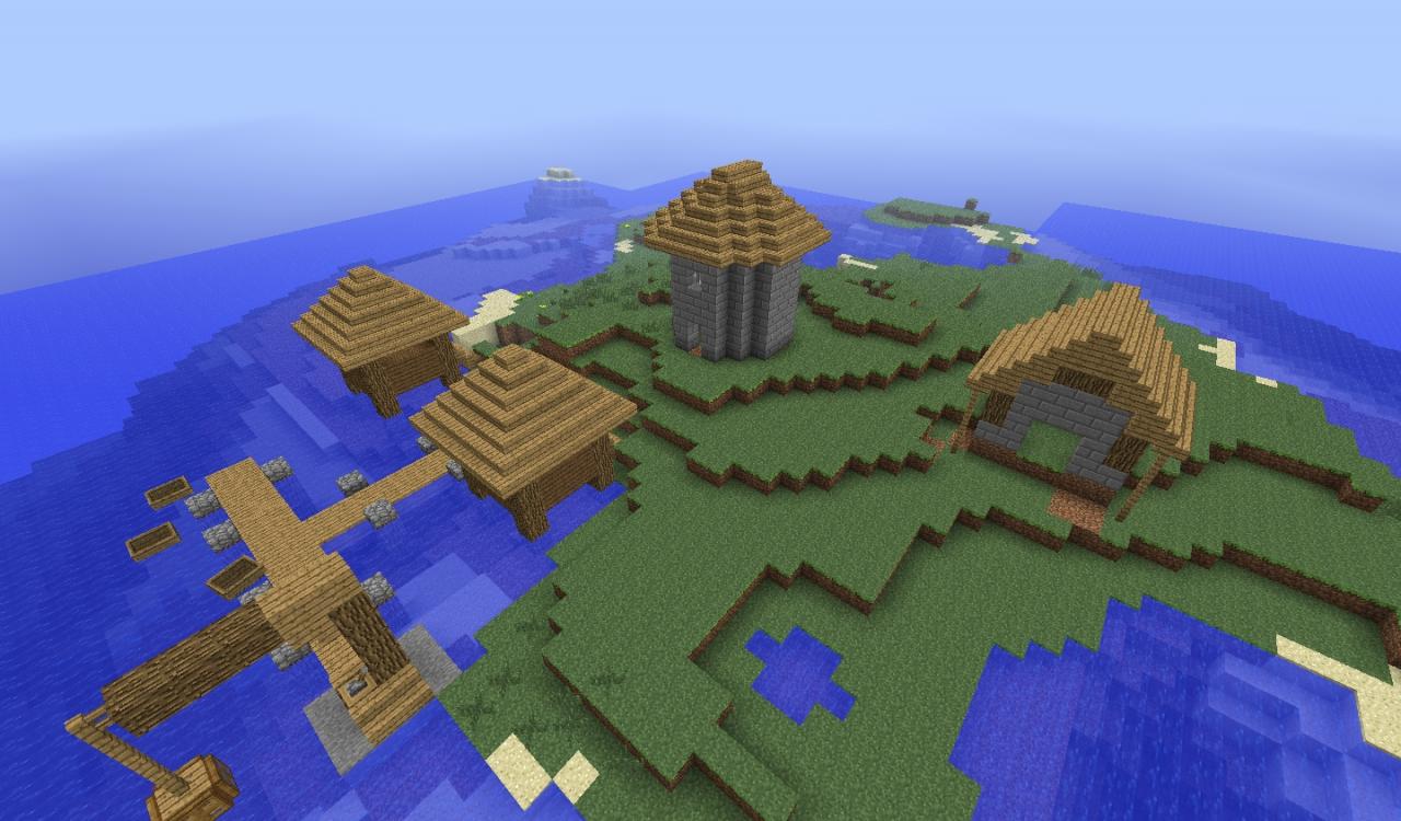 ship and port Minecraft Map
