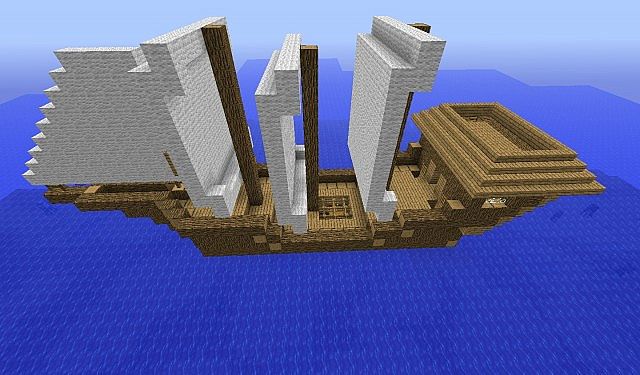 ship and port Minecraft Map
