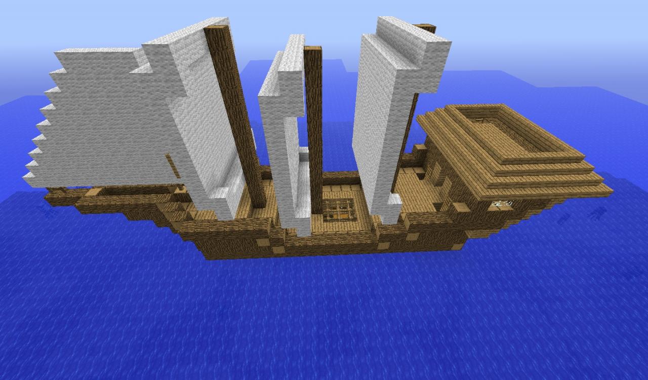 ship and port Minecraft Map