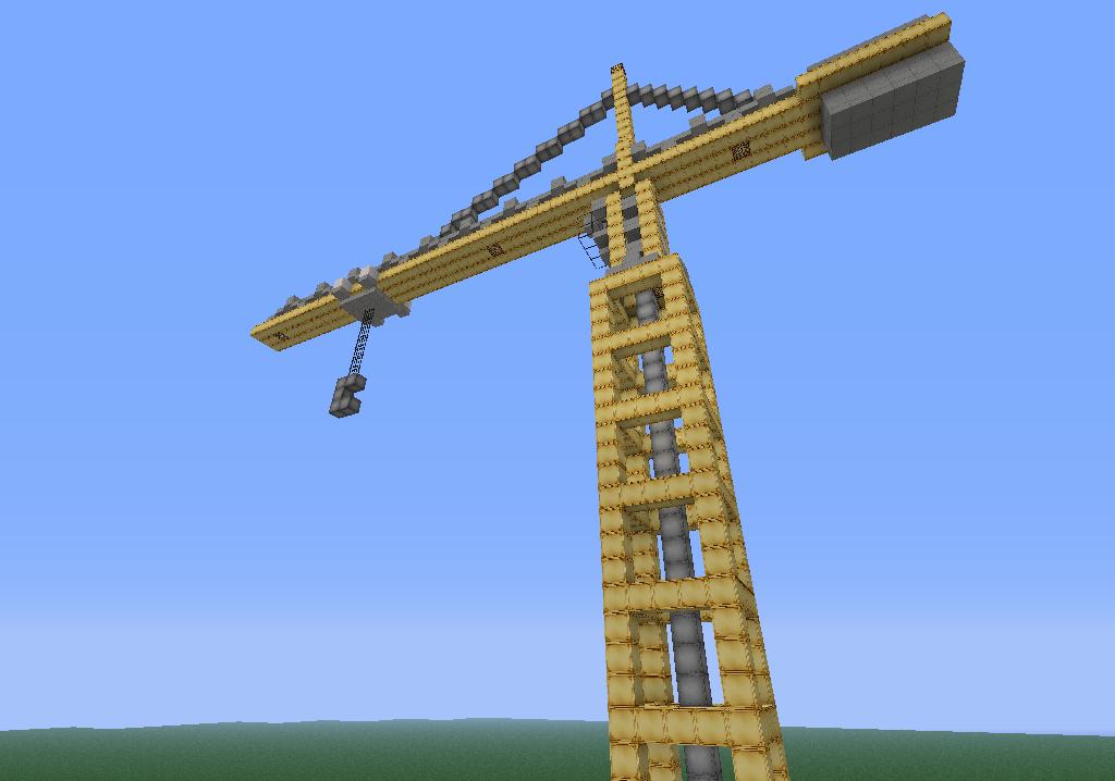 Construction crane Minecraft Map