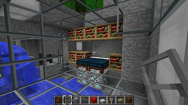 CAVE- A Modern Cavern Home Minecraft Map