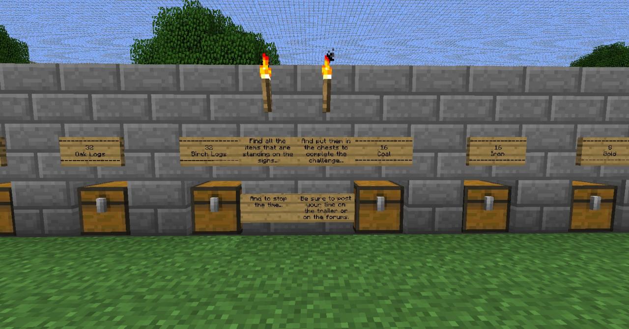 Minecraft: Collector Man - Minigame Minecraft Map