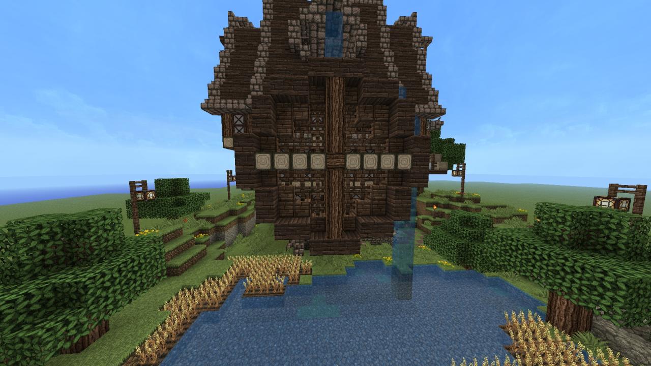 Big Medieval/Steampunk House (Empty) Minecraft Map