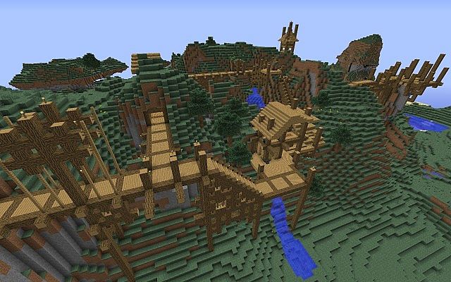 Mountain Village Minecraft Map