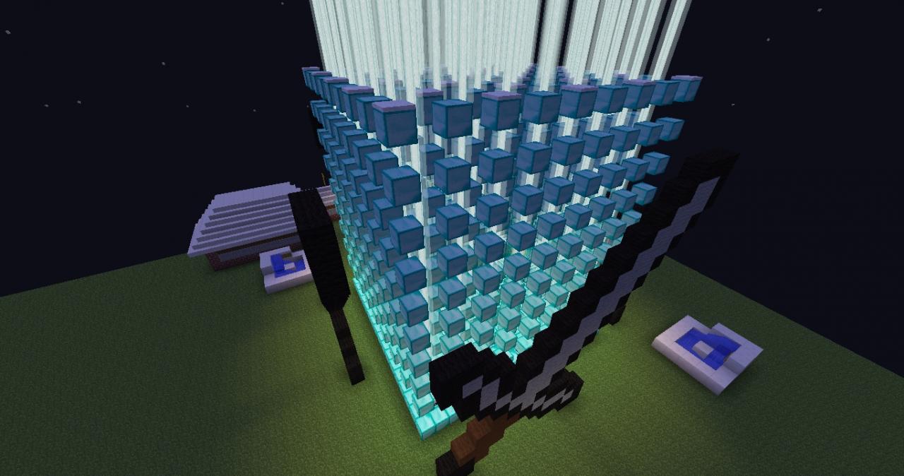 3D cube, experimental world. Minecraft Map
