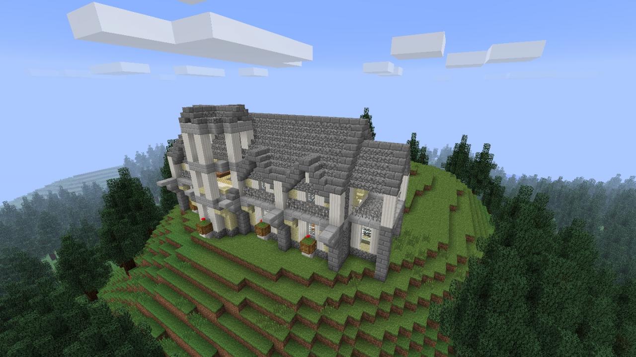 Villa on a Hill Minecraft Map