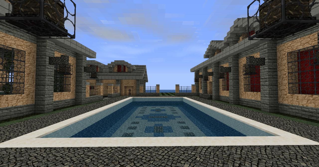 Super spawn mansion Minecraft Map
