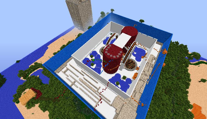 the test site Minecraft Map