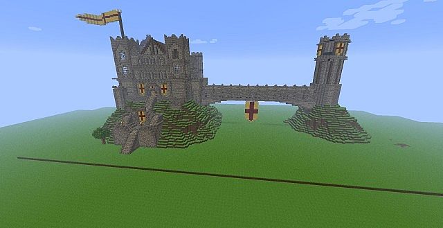 fallen kingdom castle Minecraft Map