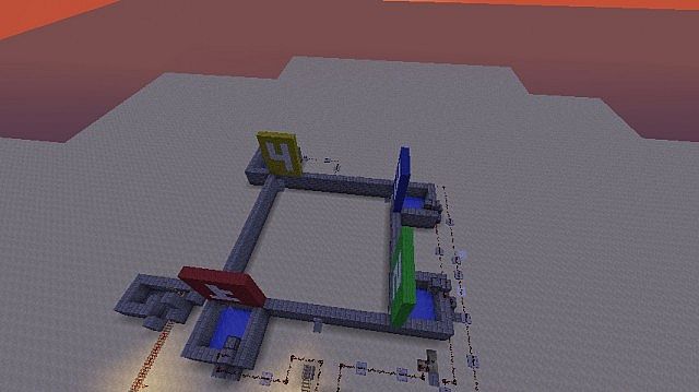 4 corners Minecraft Map