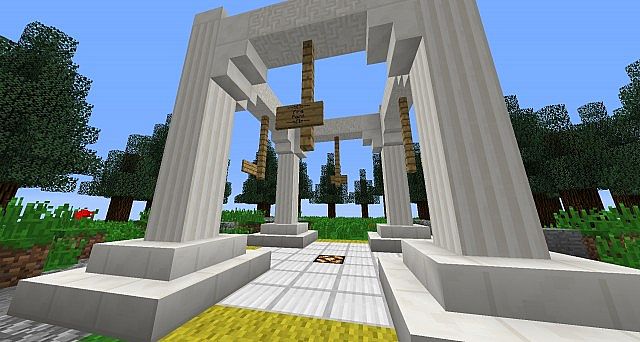 Bow Battle [1.7] [PVP][Mini-Game][Redstone]Team Based Bow PVP Minecraft Map