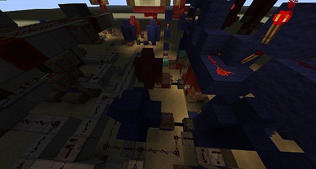 Bow Battle [1.7] [PVP][Mini-Game][Redstone]Team Based Bow PVP Minecraft Map