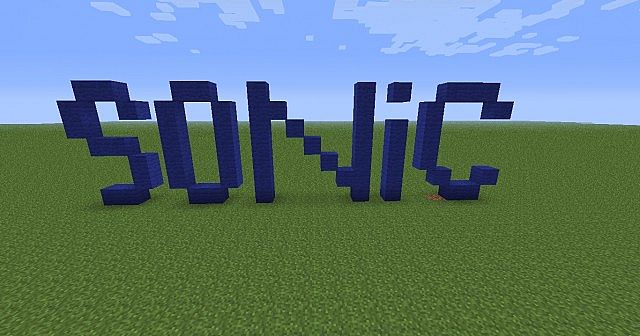 Sonic the hedgehog Minecraft Map
