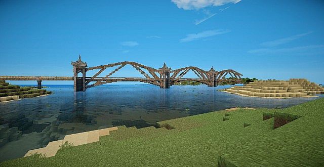 Large Railway Bridge Minecraft Map