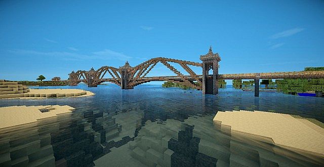 Large Railway Bridge Minecraft Map