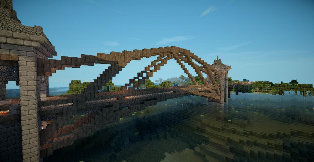 Large Railway Bridge Minecraft Map