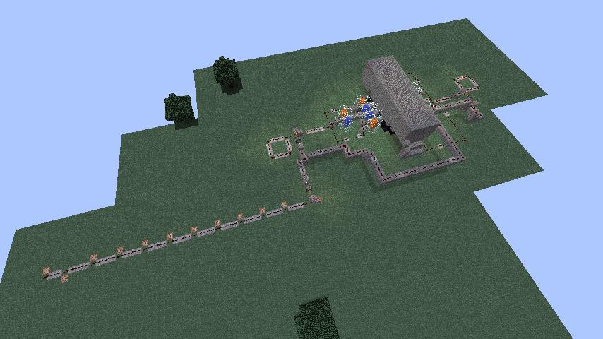 WORLDS FASTEST SELF BUILDING BRIDGE!! NO MODS!! Minecraft Map