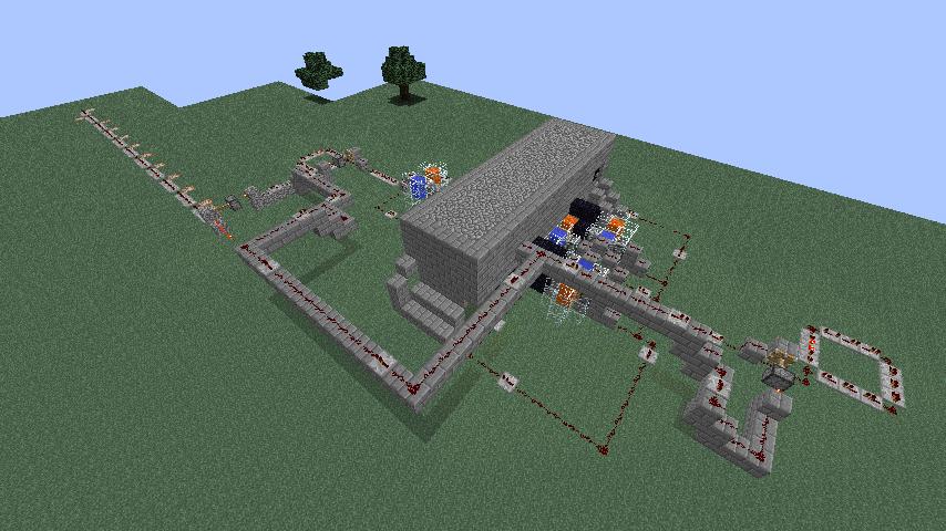 WORLDS FASTEST SELF BUILDING BRIDGE!! NO MODS!! Minecraft Map