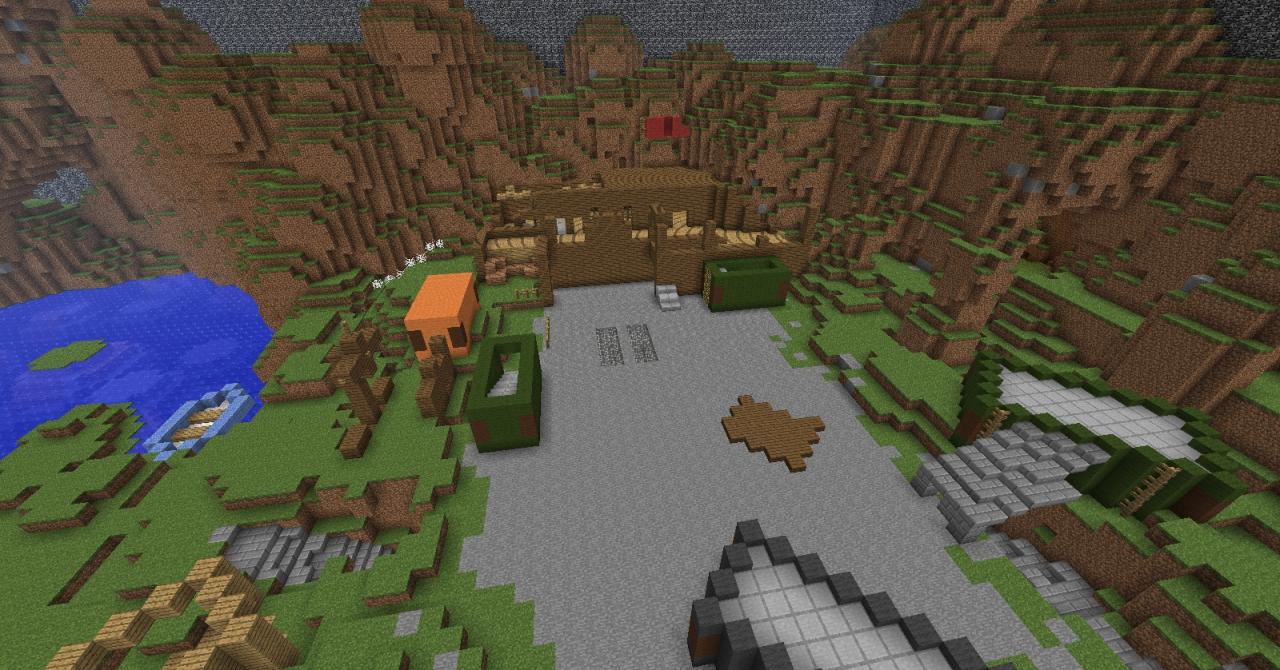 Minecraft Call of Duty MW3 Aground ReMake Minecraft Map