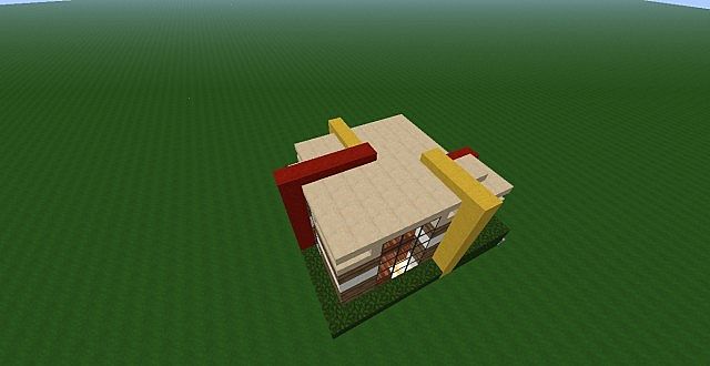 13x13 Modern House Minecraft Map