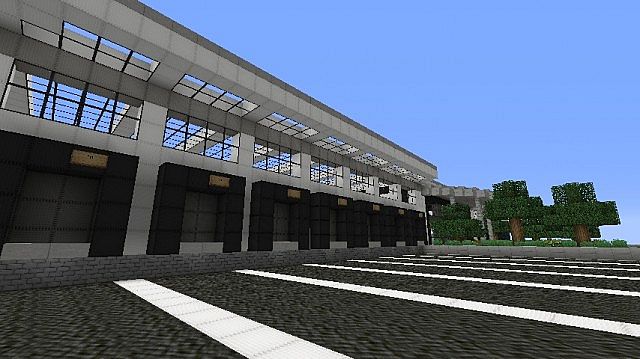 Modern warehouse Minecraft Map