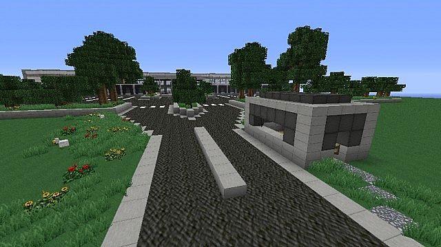 Modern warehouse Minecraft Map