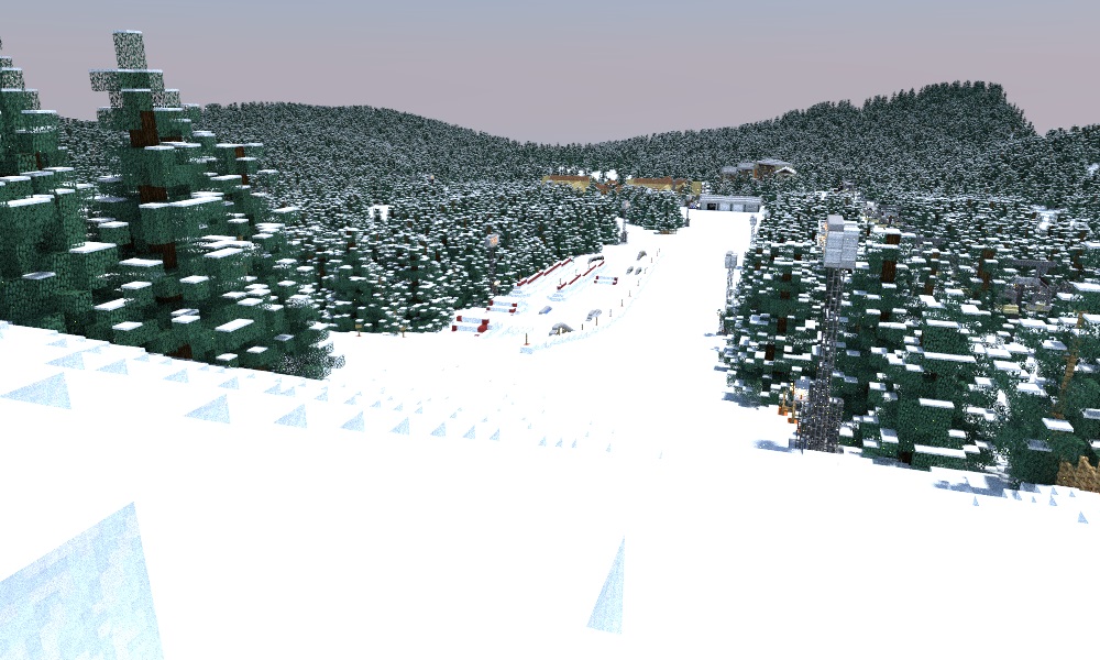 Sabertooth Ski Resort Minecraft Map