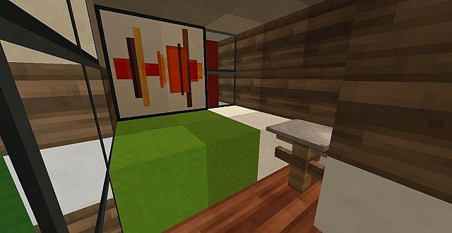 13x13 Modern House Minecraft Map