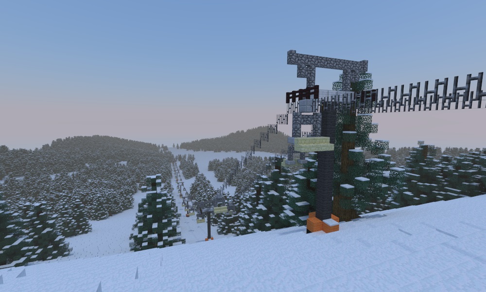 Sabertooth Ski Resort Minecraft Map