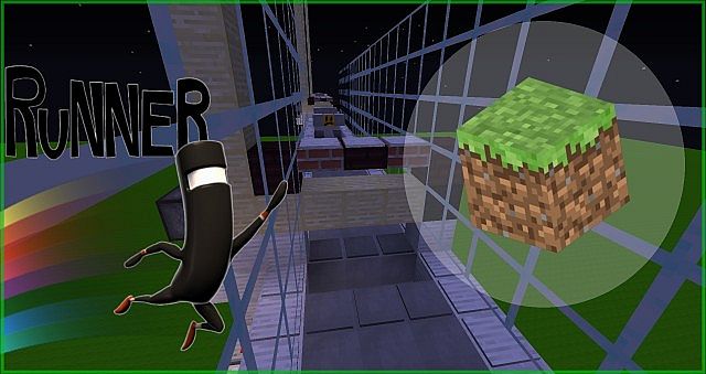 BIT.TRIP runner in Minecraft! [hard parkour] Minecraft Map