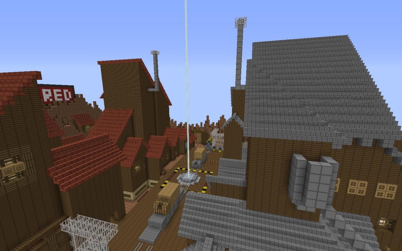 Team Fortress 2 Badlands in Minecraft by ClOuDMC Minecraft Map