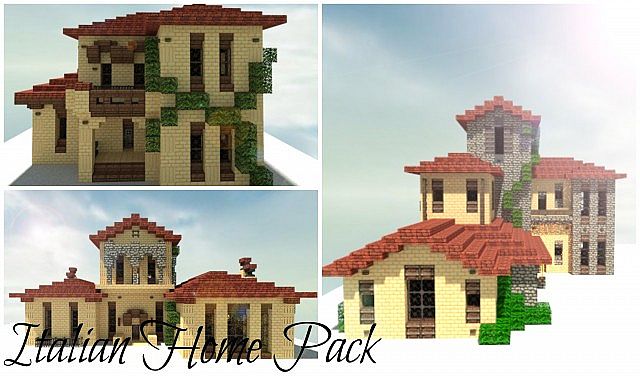Tuscan Home Pack Minecraft Map