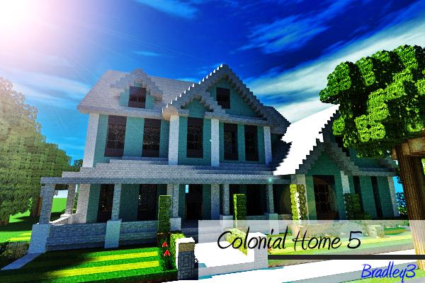 Colonial Home 5 Minecraft Map