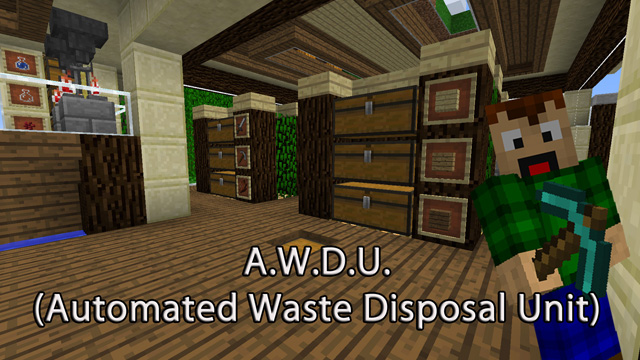 Automated Waste Disposal Unit Minecraft Map