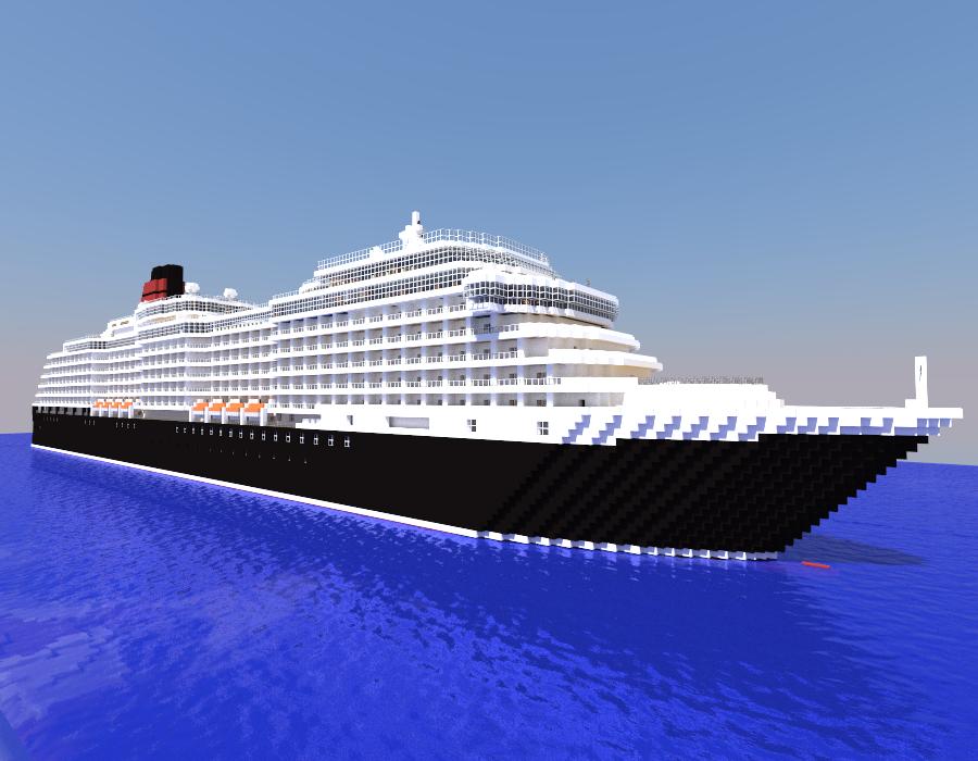 Queen Victoria (1:1 Scale Cruise Ship) Minecraft Map