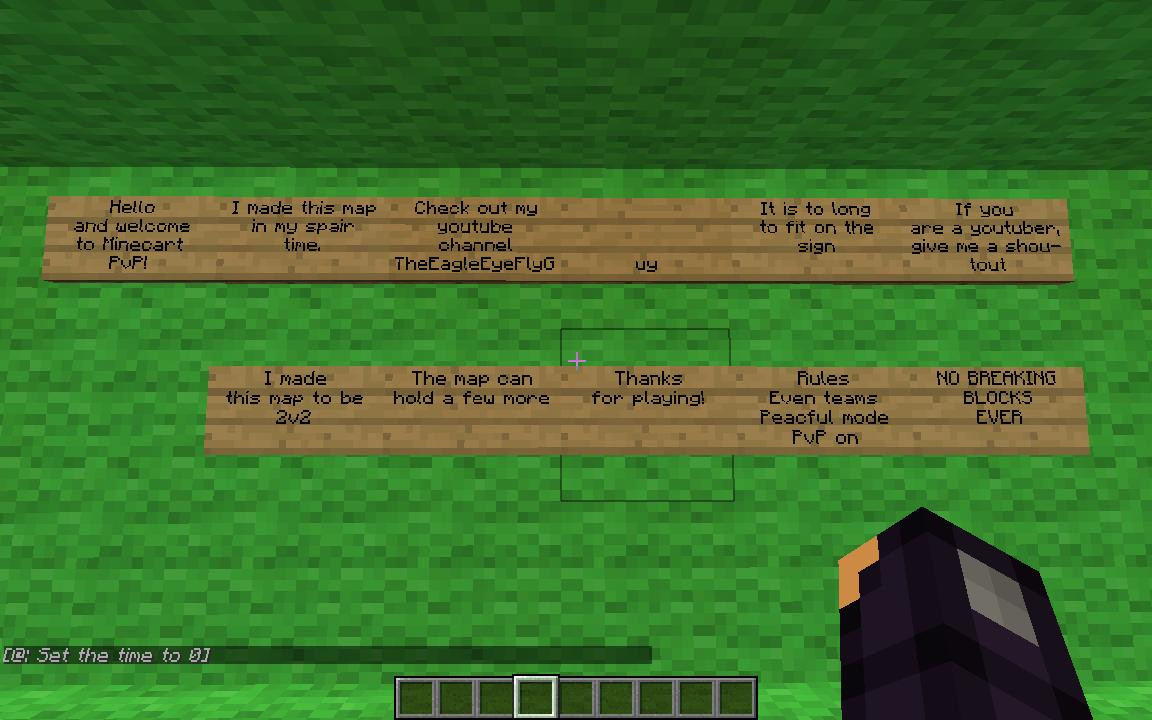 MineCart PvP by EagleEyeFlyGuy Minecraft Map