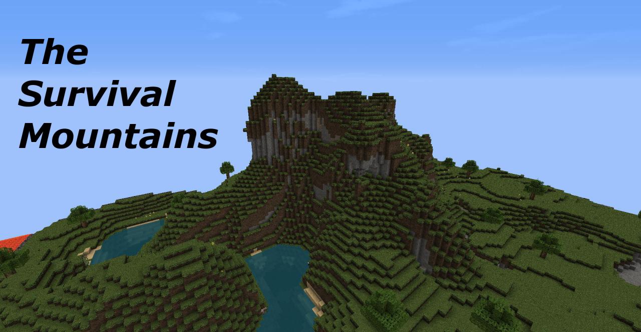 The Survival Mountains - PvP Survival Map Minecraft Map