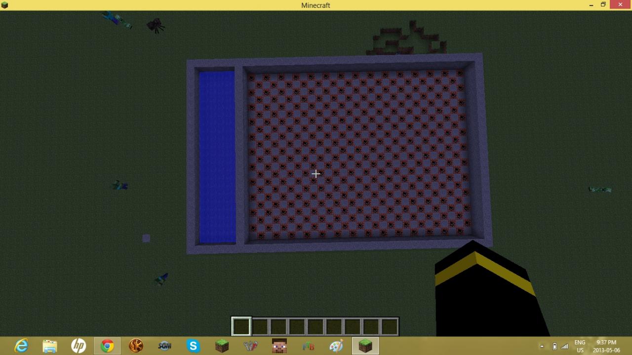 tnt lever spleef (Command block's) Minecraft Map