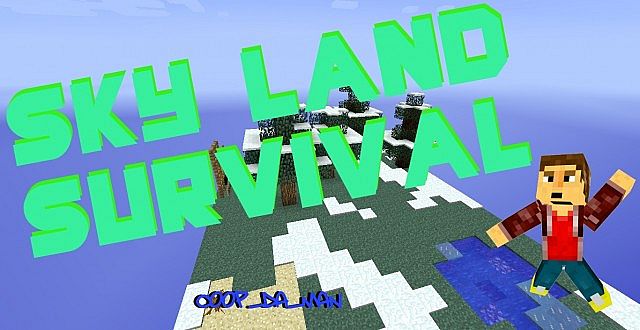 Sky Land Survival Minecraft Map