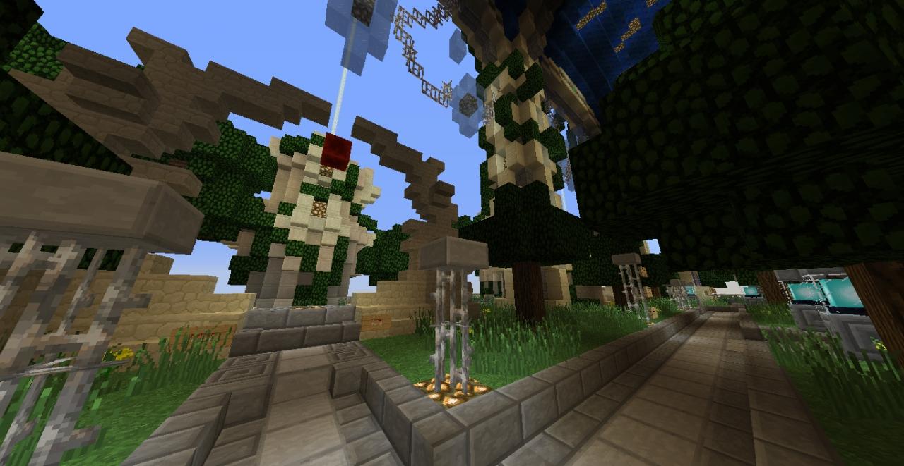 ValiantCraft Spawn | Arenam Crystállum Minecraft Map