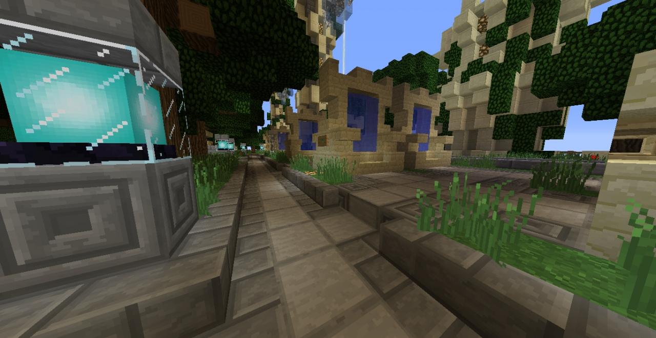 ValiantCraft Spawn | Arenam Crystállum Minecraft Map