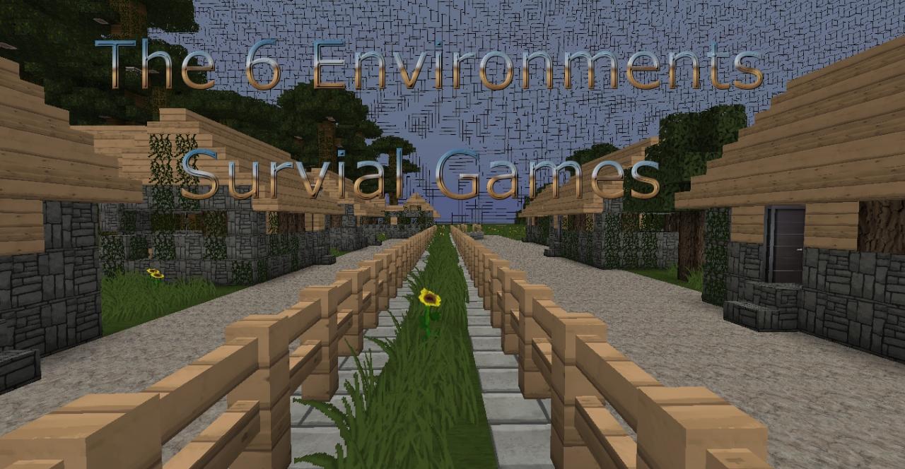 The 6 Enviroments Survival Games Map Minecraft Map