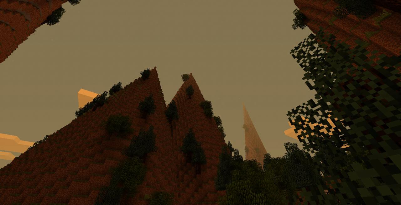 Huge Terraform Islands! [Custom Terrain!] Minecraft Map